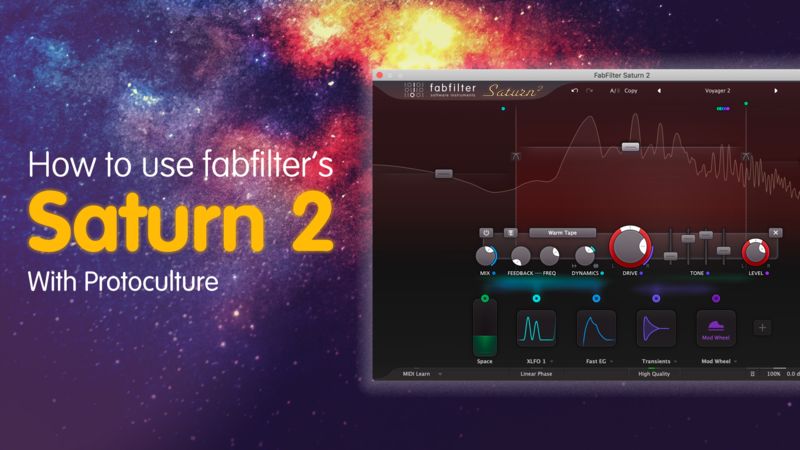 How To Use FabFilter Saturn 2 with Protoculture | How To Use FabFilter ...